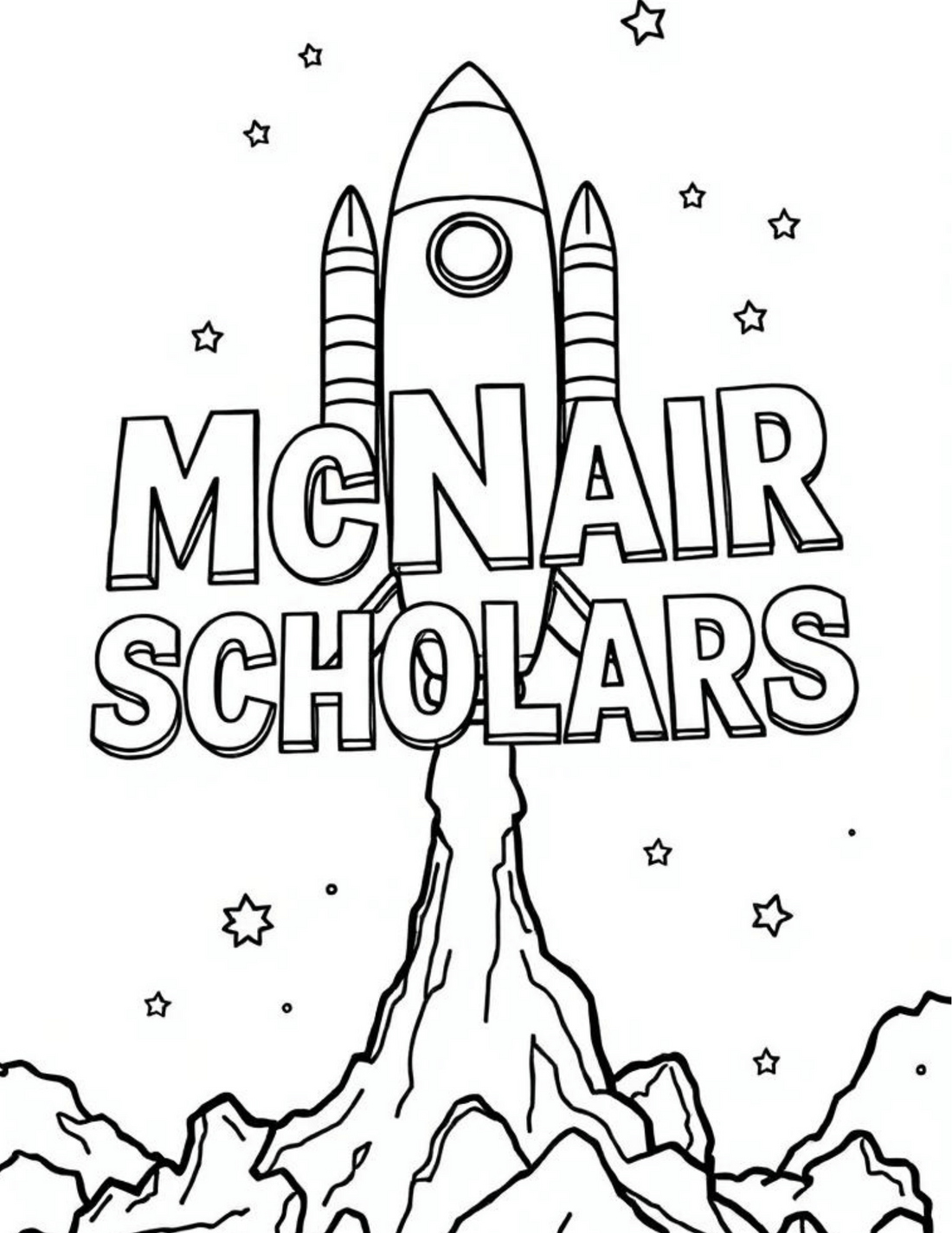 TRIO McNair Scholars Coloring Sheet – TRIO Printables