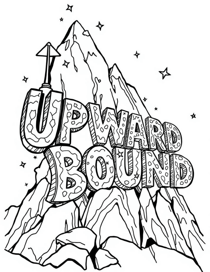 TRIO Upward Bound Coloring Sheet – TRIO Printables