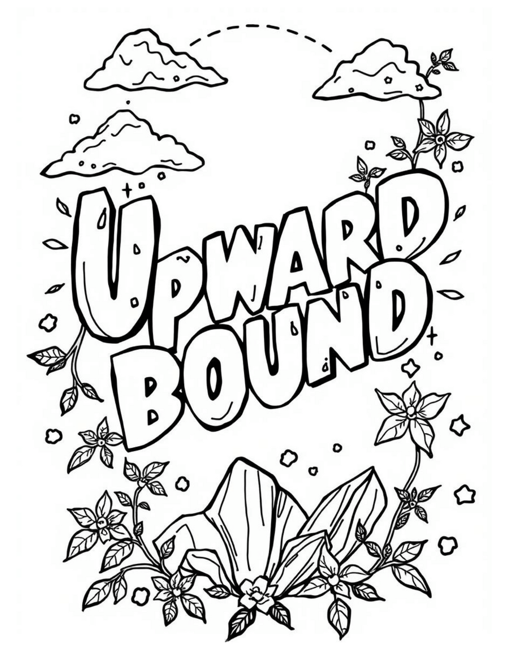 TRIO Upward Bound Coloring Sheet – TRIO Printables