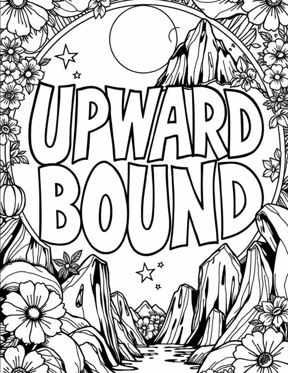 TRIO Upward Bound Coloring Sheet – TRIO Printables