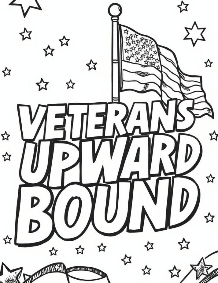 TRIO Veterans Upward Bound Coloring Sheet – TRIO Printables