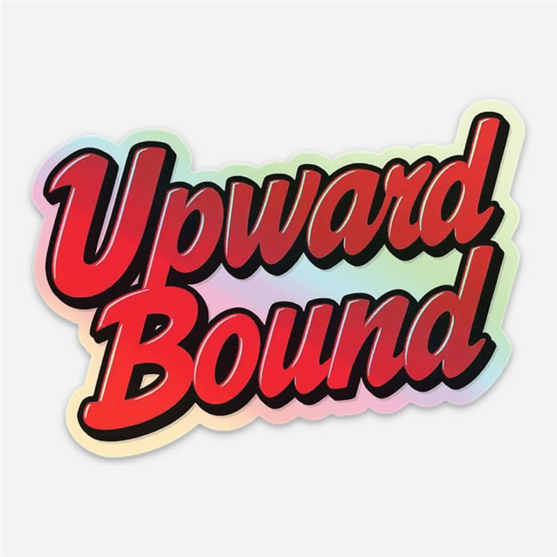 Holographic TRIO Upward Bound Sticker – TRIO Printables