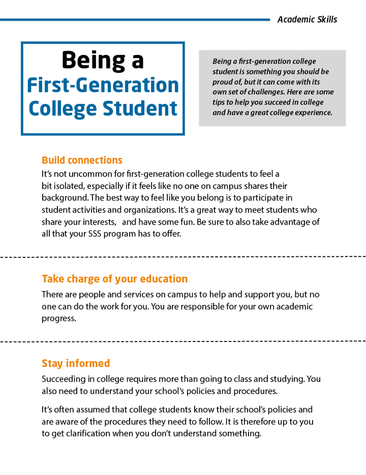 Academic Skills – TRIO Printables