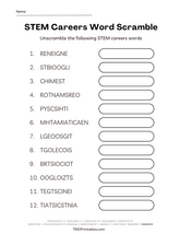 Learning About Careers – TRIO Printables